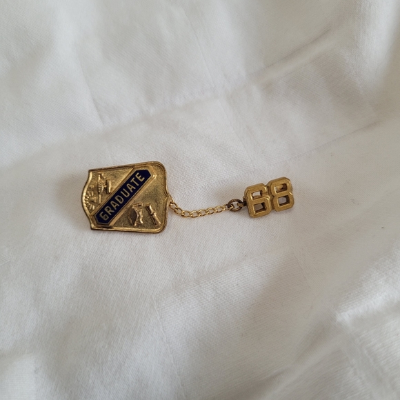 Vintage | Accessories | Vintage Class Of 68 Graduate Graduation Gold ...